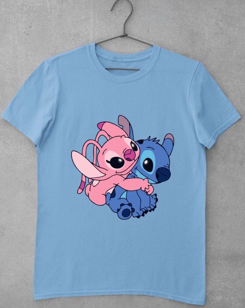 Angel and Stitch hug férfi póló | Pólóügynökség Angel and Stitch hug férfi póló | Pólóügynökség
